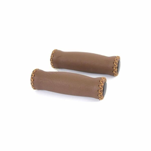 Velo handvatten leer 127mm donker bruin - KokkieBikes
